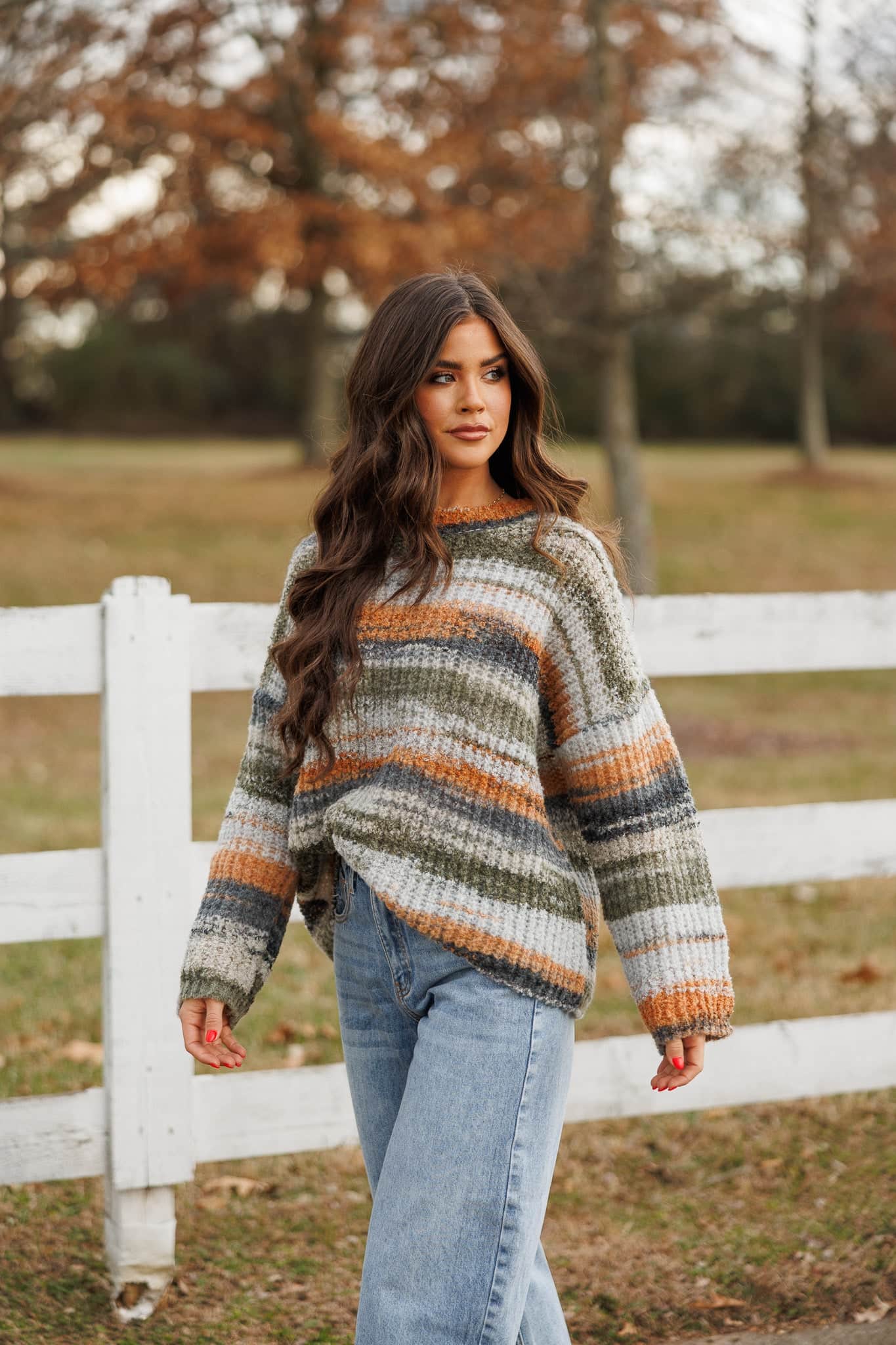 Autumn Blend Knitted Sweater | Cozy Women’s Knit Top | Lane 201