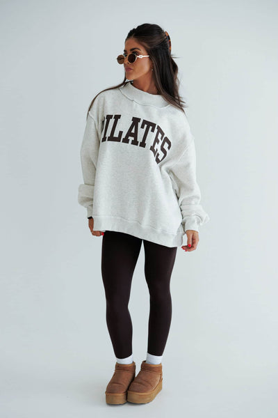 Reversible Pilates Yoga Sweatshirt | Two-Sided Crewneck | Lane 201