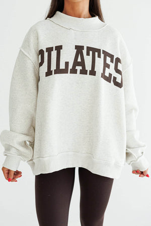 Reversible Pilates Yoga Sweatshirt | Two-Sided Crewneck | Lane 201