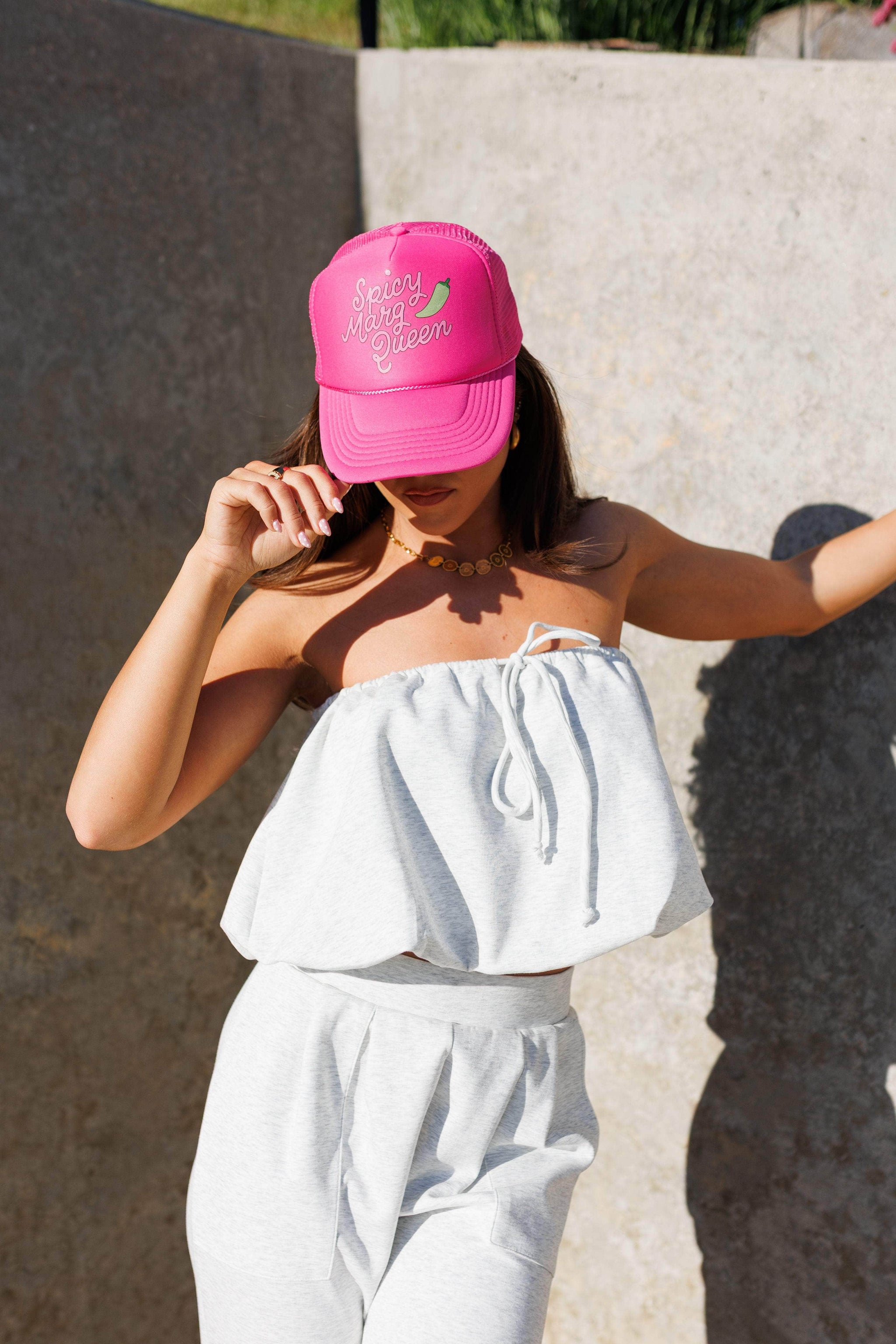 Spicy Marg Queen Hat | Pink Trucker Hats | Lane 201