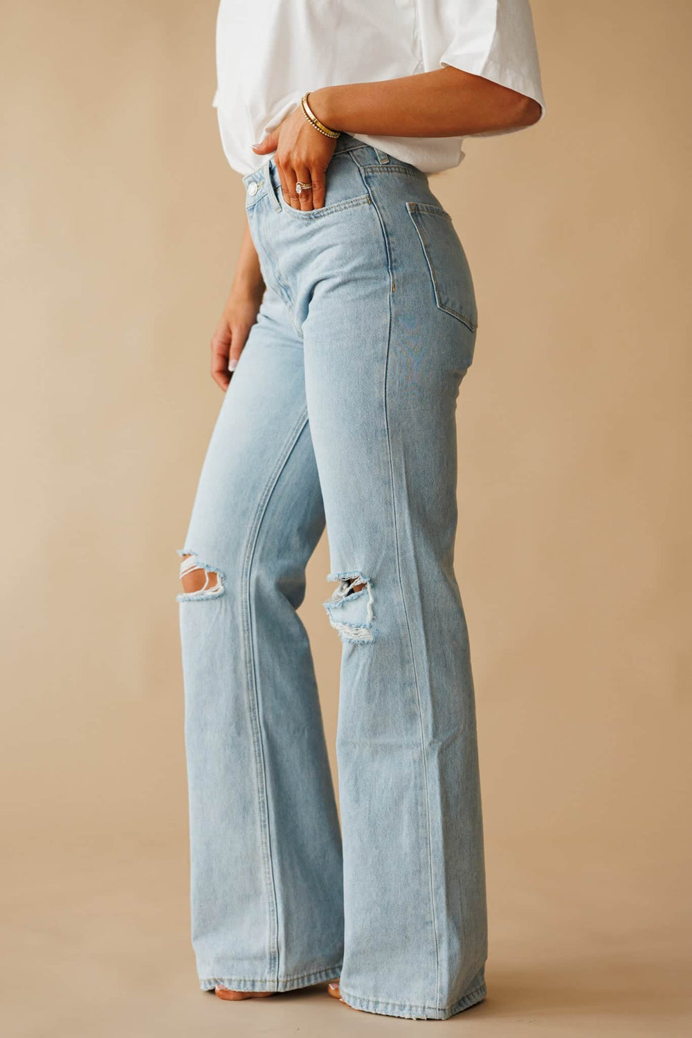 Vintage Flare Pants | High-Rise Flare Jeans | Lane 201