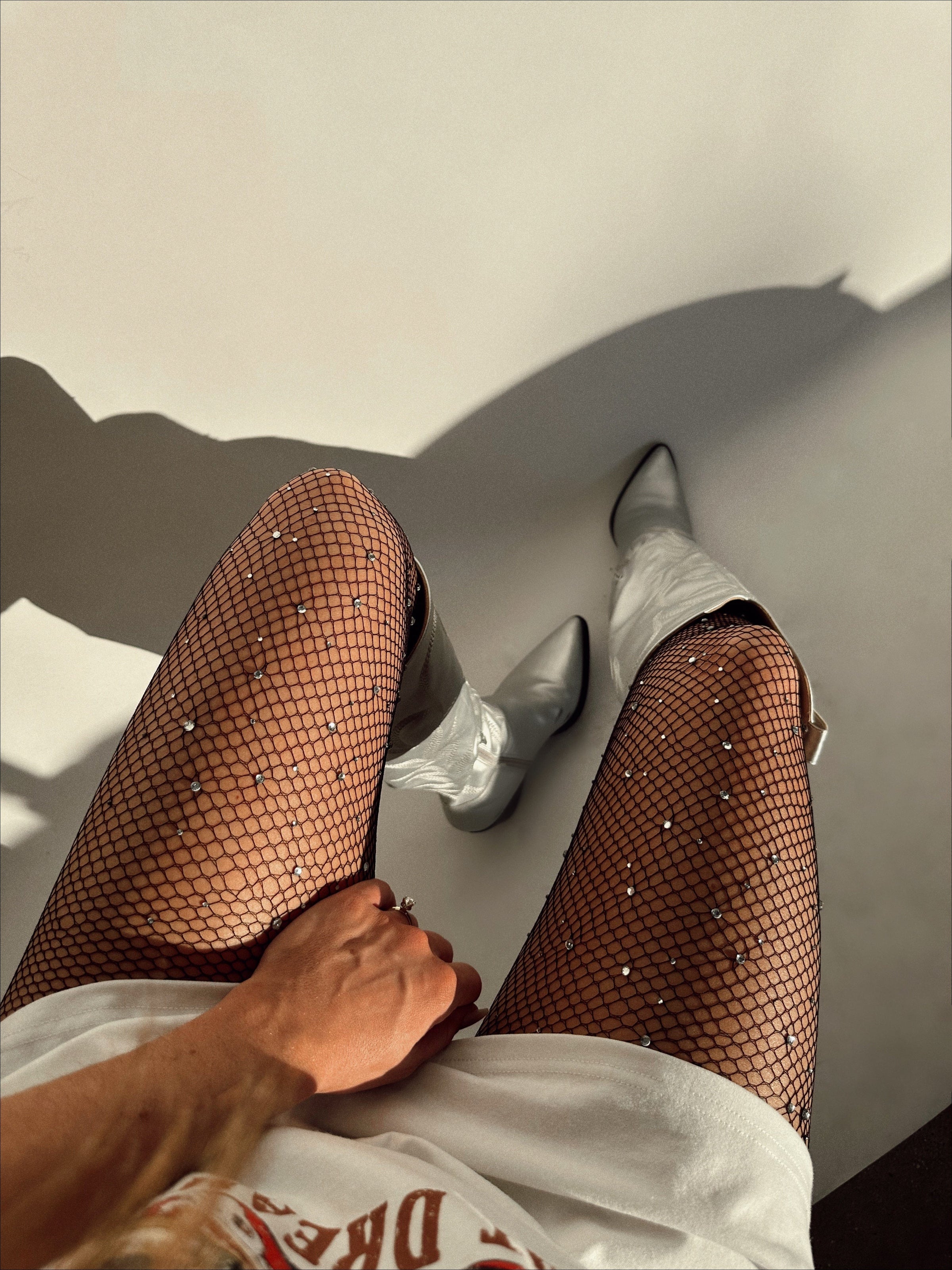 Gem Stockings | Gemstone Fishnet Tights | Lane 201